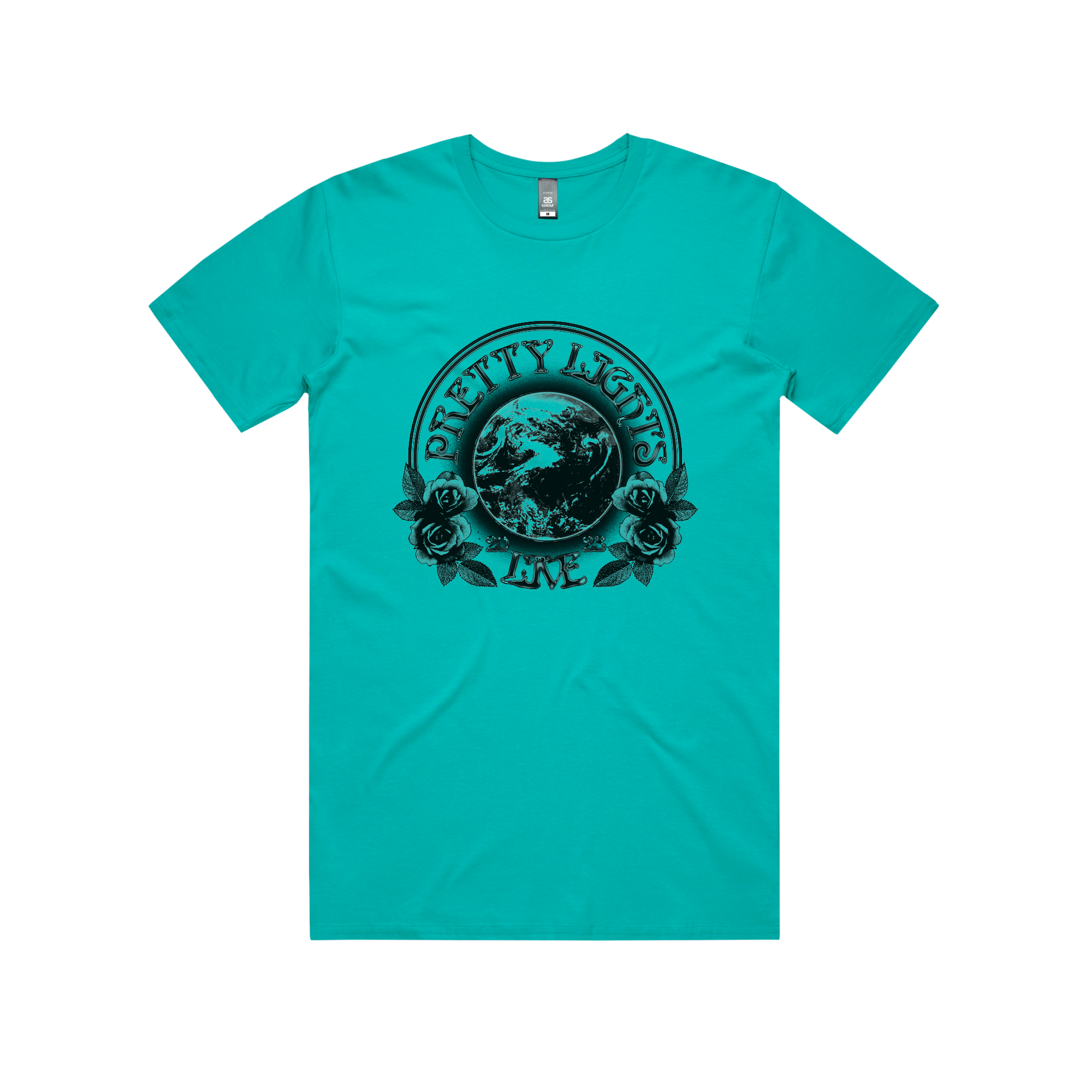 Pretty Dead Tee w/ Dates (Teal) – Pretty Lights